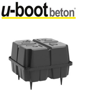 U-Boot® Beton void box for two-way lightened slabs