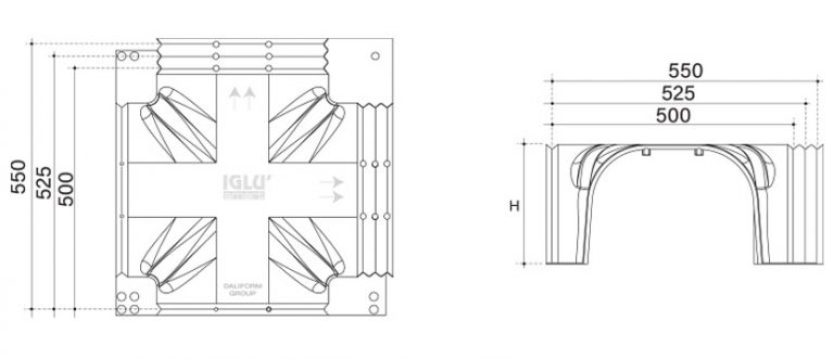 Iglu'® Smart ventilated cavities, crawl space | Daliform Group